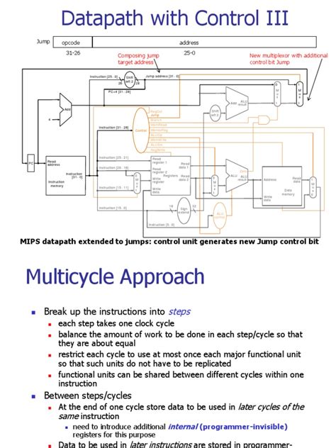 Multicycle Datapath Pdf Pdf Instruction Set Central Processing Unit