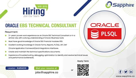 Sapphire Consulting Services On Linkedin We Are Hiring Apply Now Jobs