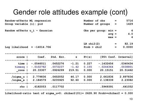 PPT Random Effects Models For Panel Data PowerPoint Presentation Free Download ID