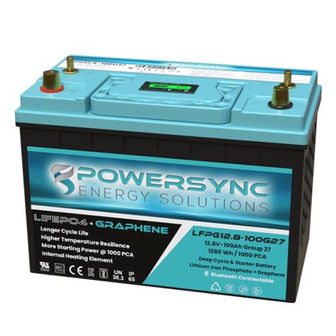 Lfpg12 8 115g31 Lifepo4 Graphene Dual Purpose Lithium Battery