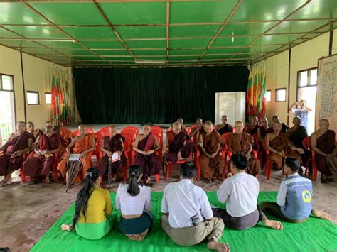 မြောက်ဦးမြို့နယ်အတွင်း မိုခါမုန်တိုင်းကြောင့် ပျက်စီးသွားသည့်ဘုန်းတော်က