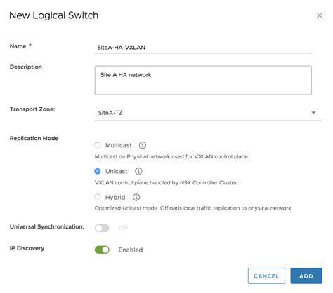 NSX V Lab Logical Switches VDives