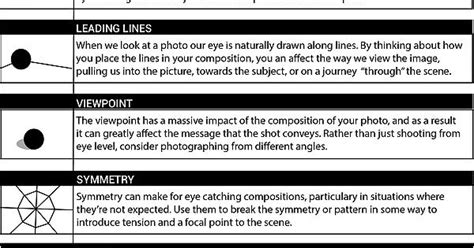 Photography Cheat Sheet Imgur