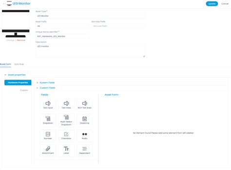 Asset Types Serviceops