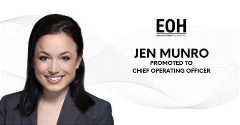Employee Owned Holdings Inc Announces Promotion Of Jen Munro To Chief