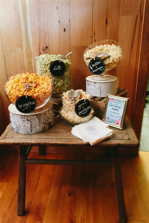 60 Popcorn Bar Ideas Popcorn Bar Popcorn Snacks