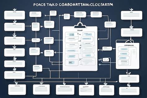 Premium Photo Scrum Board Task List Planning Team Tasks And Collaboration Plan Flowchart