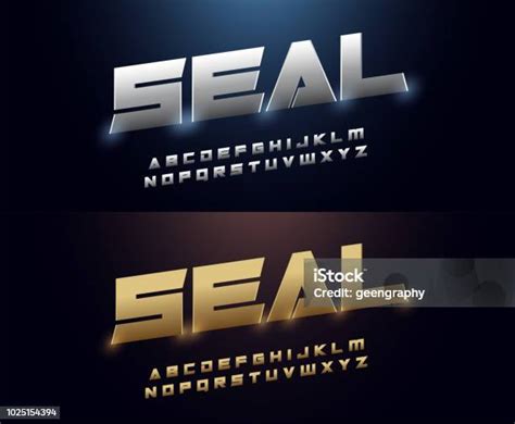 우아한 실버 골든 금속 크롬 알파벳 글꼴 색 타이 포 그래피 현대적인 스타일 골드 기울임꼴 글꼴 로고 포스터 초대장에 대 한 설정 벡터 일러스트 레이 션 로고에 대한 스톡