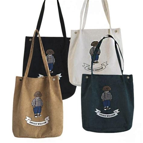 인기 남성 여성 데일리 외출 코듀로이 캐주얼 가방 숄더백 미니 토트백 에코백 크로스백 토드백 에이블리