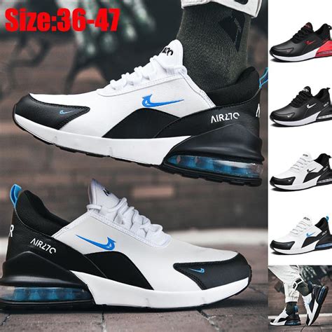 Buy Unisex Casual Sneakers Leather Upper Air Cushion Sole Trainers