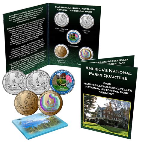 America The Beautiful® National Parks 5 Pc Quarter Set Vt