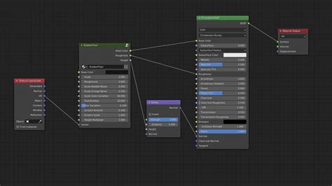 Procedural Rubber Floor Shader Flippednormals