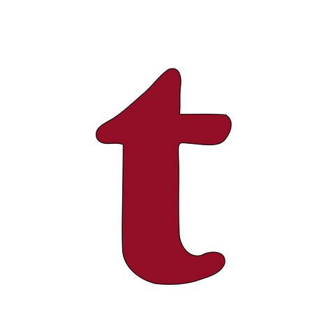 Clipart Lowercase T