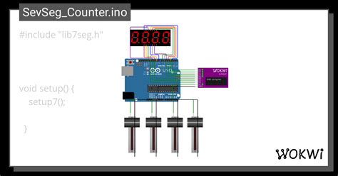 sevseg countervali4 prof wokwi esp32 stm32 arduino simulator