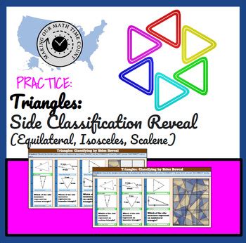 Triangles Side Classification Equilateral Isosceles Scalene PRACTICE
