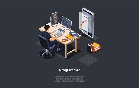 Software Development Coding Process Programmer Or Web Developer Coding App For Trading On