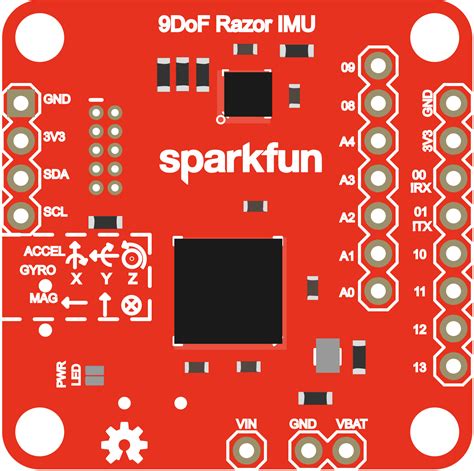 How To Use Sparkfun 9dof Razor Imu Pinouts Specs And Examples Cirkit Designer