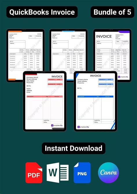 Quickbooks Invoice Templates