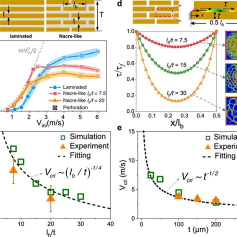 Effects Of The Structural Geometry On The Critical Impact Velocity A Download Scientific