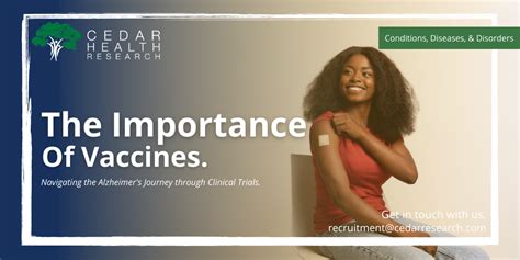The Importance Of Vaccines Cedar Health Research