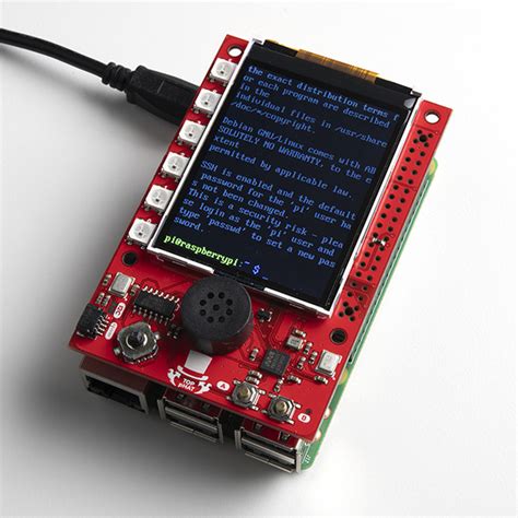 sparkfun top phat erweiterungsmodul mit display overlay für raspberry pi sparkfun dev