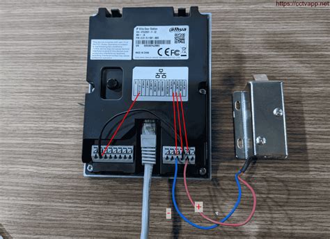 How To Connect The Magnetic Lock To The Video Intercoms Dahua Kbvision