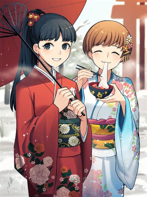 Posting Persona Pics Daily Day 1862 P4 Yukiko And Chie 9gag