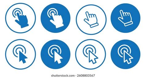 Computer Mouse Cursor Click Pointer Cursor Stock Vector Royalty Free