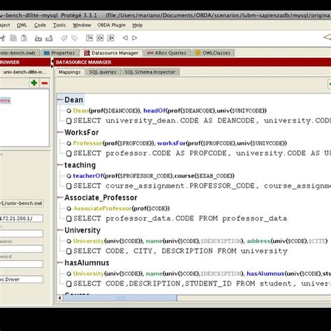 obda plugin s datasource manager tab download scientific diagram