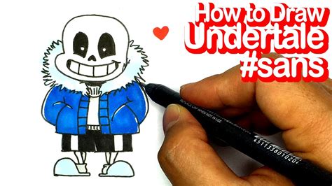 언더테일 샌즈 그리기 언더테일 캐릭터 그리기 How To Draw Sans From Undertale Chracter Drawing [노란연필tv] Youtube