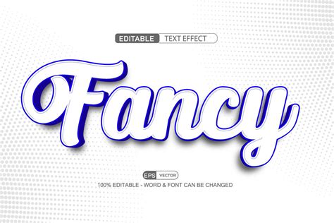 Fancy 3d Editable Text Effect Vector Graphic By Truevector · Creative