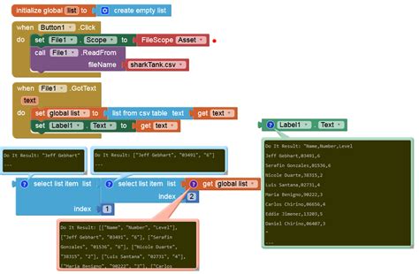 Opening Csv File Error Mit App Inventor Help Mit App Inventor Community