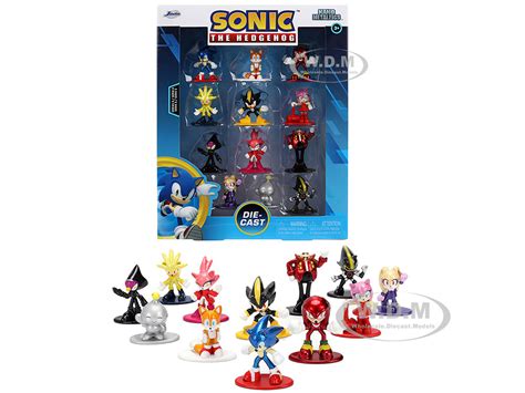 Set Of 12 Diecast Figures Sonic The Hedgehog Video Games Nano