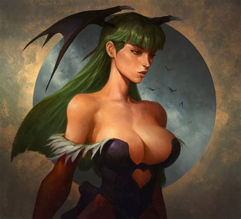 Morrigan Aensland Vampire Drawn By Daverapoza Danbooru