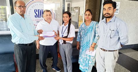 समर इंटर्नशिप प्रोग्राम के लिए सोना देवी विश्वविद्यालय के सात छात्र छात्राओं का चयन