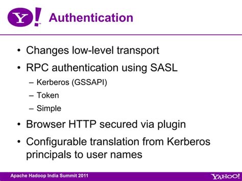 Apache Hadoop India Summit 2011 Talk Making Apache Hadoop Secure By Devaraj Das Ppt