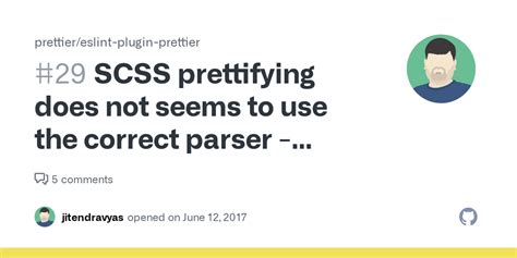 Scss Prettifying Does Not Seems To Use The Correct Parser Parsing Error Unexpected Token