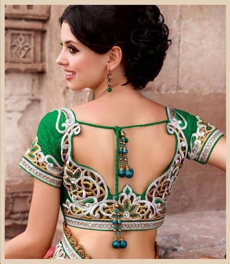 Stylish Modern Blouse Designs Sarees Villa