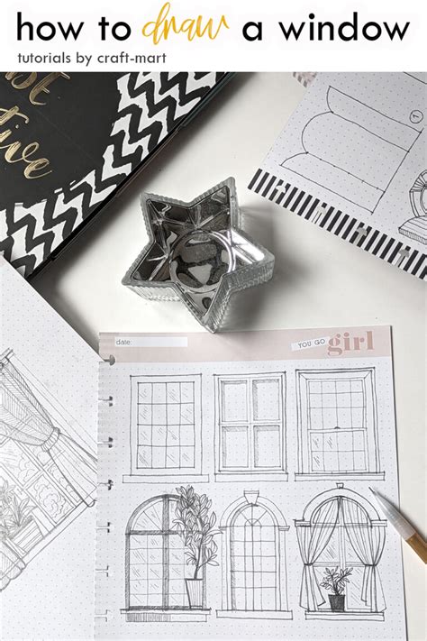 How To Draw A Window Easy Step By Step Art Tutorials Craft Mart