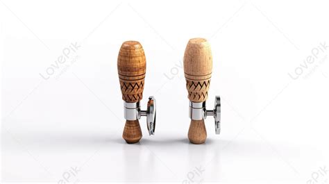 깨끗한 흰색 배경에 3d 렌더링된 빈티지 및 현대적인 나무 코르크 따개 현대적 배경 3d 현대 배경 하얀색 배경 이미지 Hd 현대적 3d 현대 하얀색 배경 사진