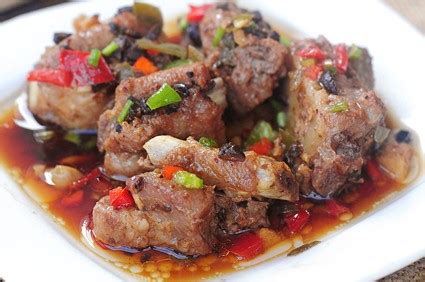 豉椒蒸排骨 豉椒排骨 剁椒蒸排骨 大山谷图库