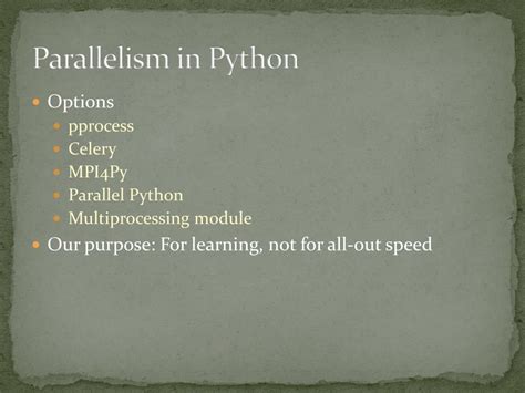 Ppt Strategies For Introducing Parallelism With Python Powerpoint