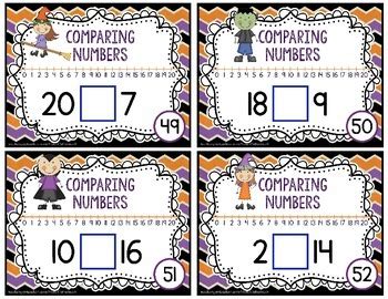 Comparing Numbers Task Cards By Catherine S Teachers Pay Teachers