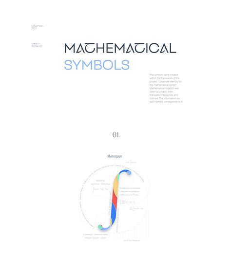 Mathematical Symbols Behance