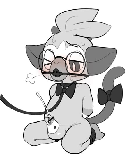 Rule 34 Accessory Anthro Arms Tied Balls Blush Bodily Fluids Bound Bow Ribbon Bow Tie Censor