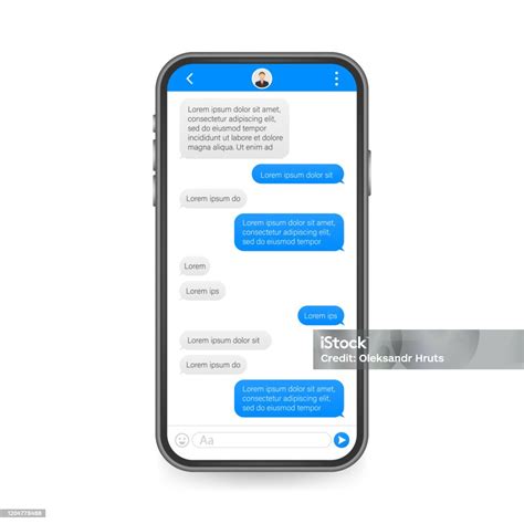 Aplikasi Antarmuka Obrolan Dengan Jendela Dialog Konsep Desain Ui
