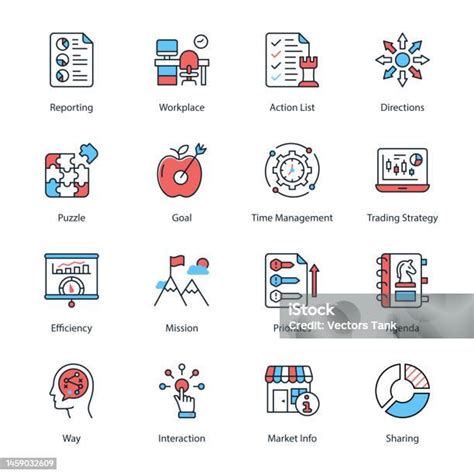 보고 작업 목록 방향 퍼즐 목표 시간 관리 거래 전략 효율성 임무 우선 순위 의제 방법 상호 작용 최소 색상 아이콘스트로크 벡터