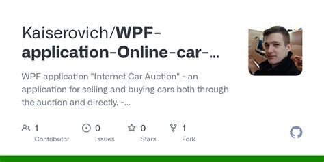 GitHub Kaiserovich WPF Application Online Car Auction WPF