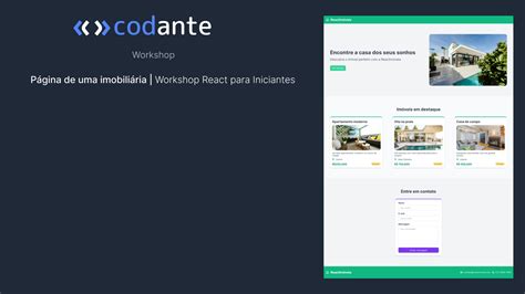 Workshop React Para Iniciantes Página De Uma Imobiliária Workshop