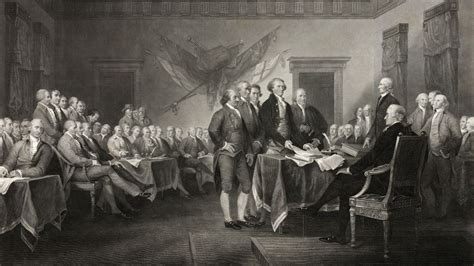 Declaration Of Independence Signing